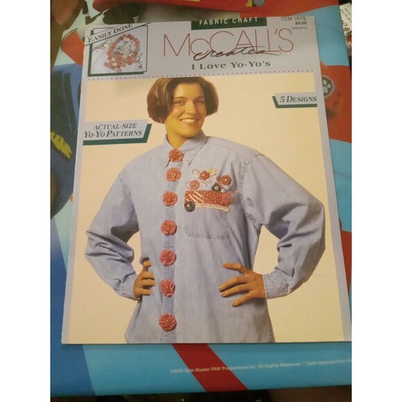 McCall Pattern Company | Other | I Love Yoyos Fabric Craft Patterns ...